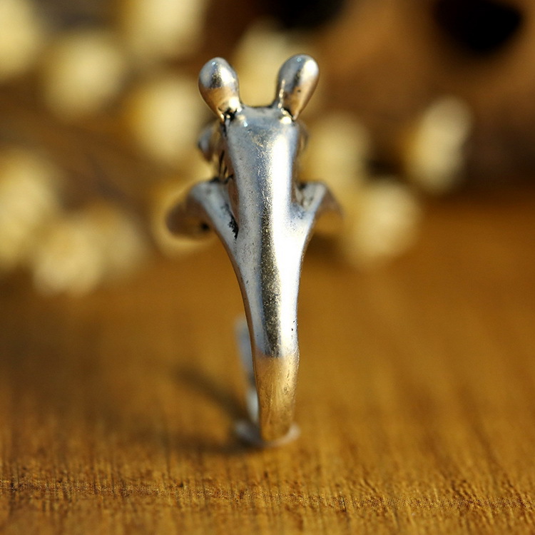 Gold And Silver Rhinoceros Animal Ring Wrap Rings on Luulla