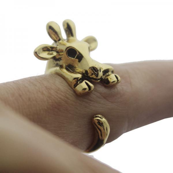 Gold And Silver Bull Animal Wrap Rings on Luulla